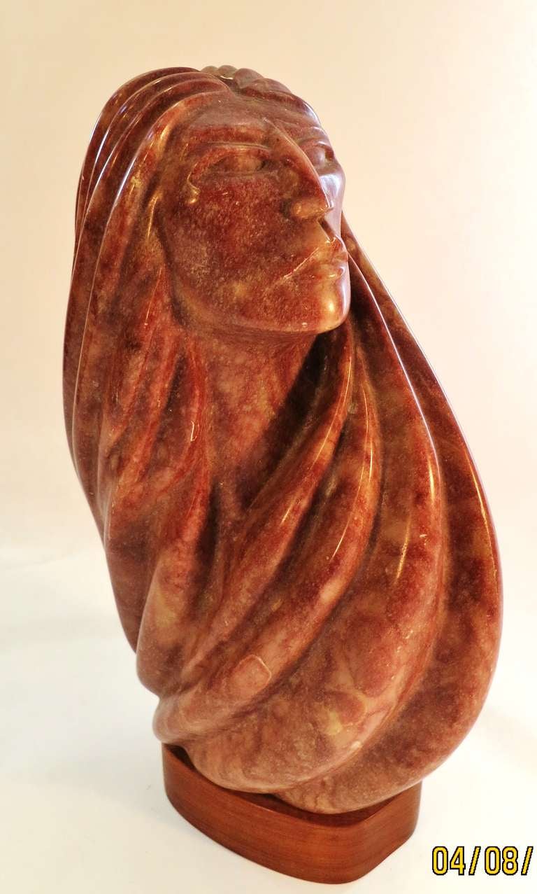 Native American Marble Sculpture by Bruce LaFountain at 1stDibs