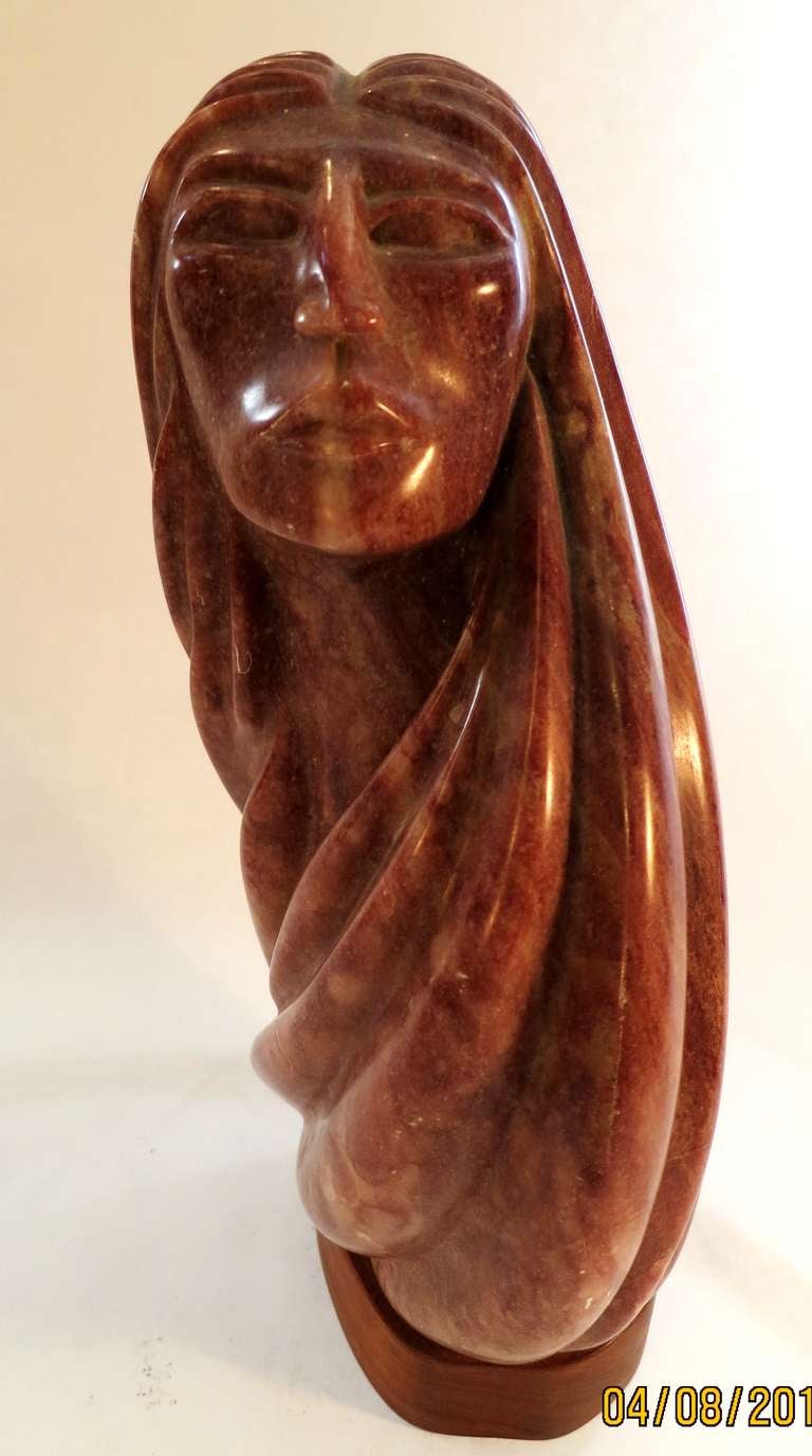 Native American Marble Sculpture by Bruce LaFountain at 1stDibs