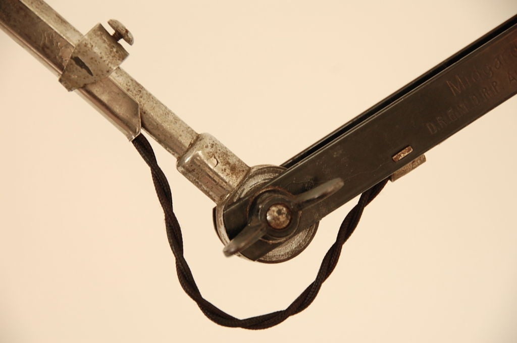 Carl Fischer for Midgard Adjustable/Extending Arm Wall Mount at 1stDibs