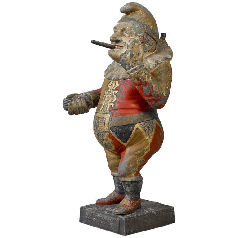 Rare Punch Countertop Cigar Store Tobacconist Figure For Sale at 1stDibs