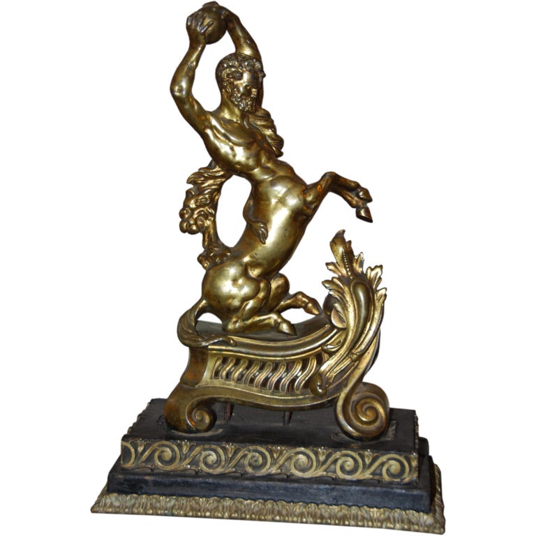 A French Gilt-Bronze Model of a Centaur For Sale at 1stDibs