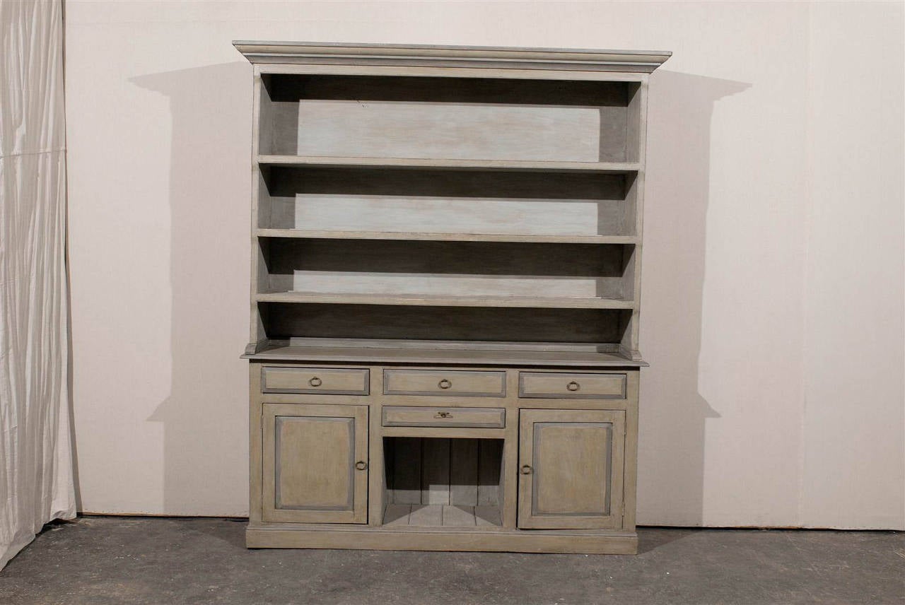 American Painted Wood Cabinet from the 1920s at 1stDibs