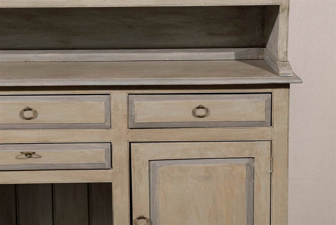 American Painted Wood Cabinet from the 1920s at 1stDibs