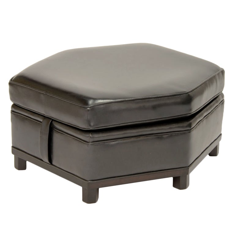 Octagonal Probber Style Ottoman at 1stDibs