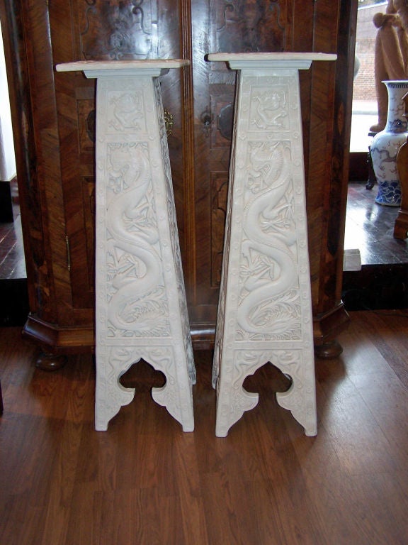 Plaster Pedestals/Plant Stands at 1stDibs | plaster plant stand ...