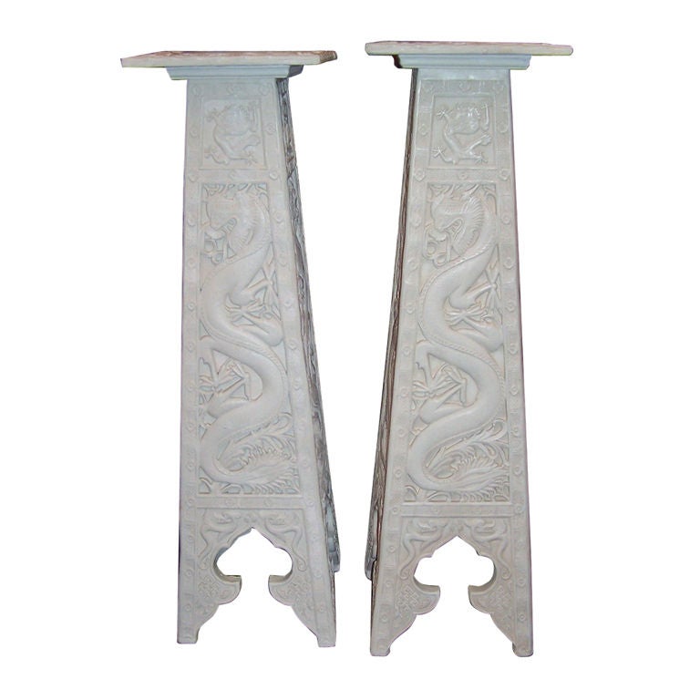 Plaster Pedestals/Plant Stands at 1stDibs | plaster plant stand ...