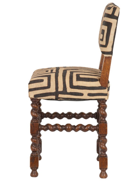 Vintage Barley Twist Leg Chair at 1stDibs