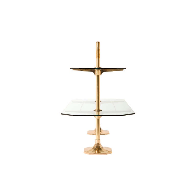 Vintage Brass Display Stand at 1stDibs