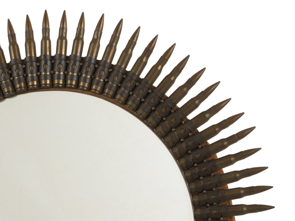 Vintage Bullet Mirror at 1stDibs