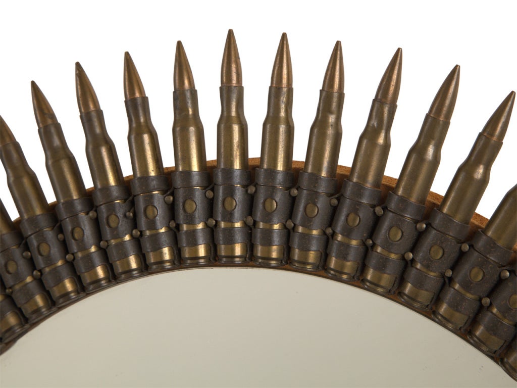 Vintage Bullet Mirror at 1stDibs