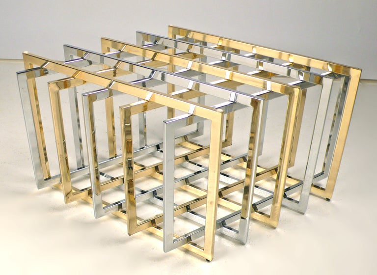 Milo Baughman Glass Top Cocktail Table at 1stDibs