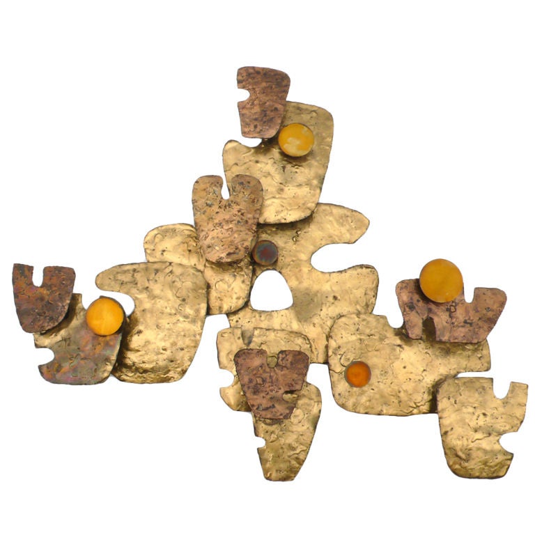Oversized Stuart Mathews Abstract Wall Sculpture at 1stDibs