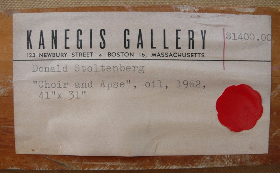 Donald Stoltenberg Abstract Impressionist Painting at 1stdibs