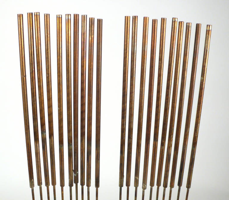 Val Bertoia Sounding Rods on Harry Bertoia's Plate For Sale at 1stDibs