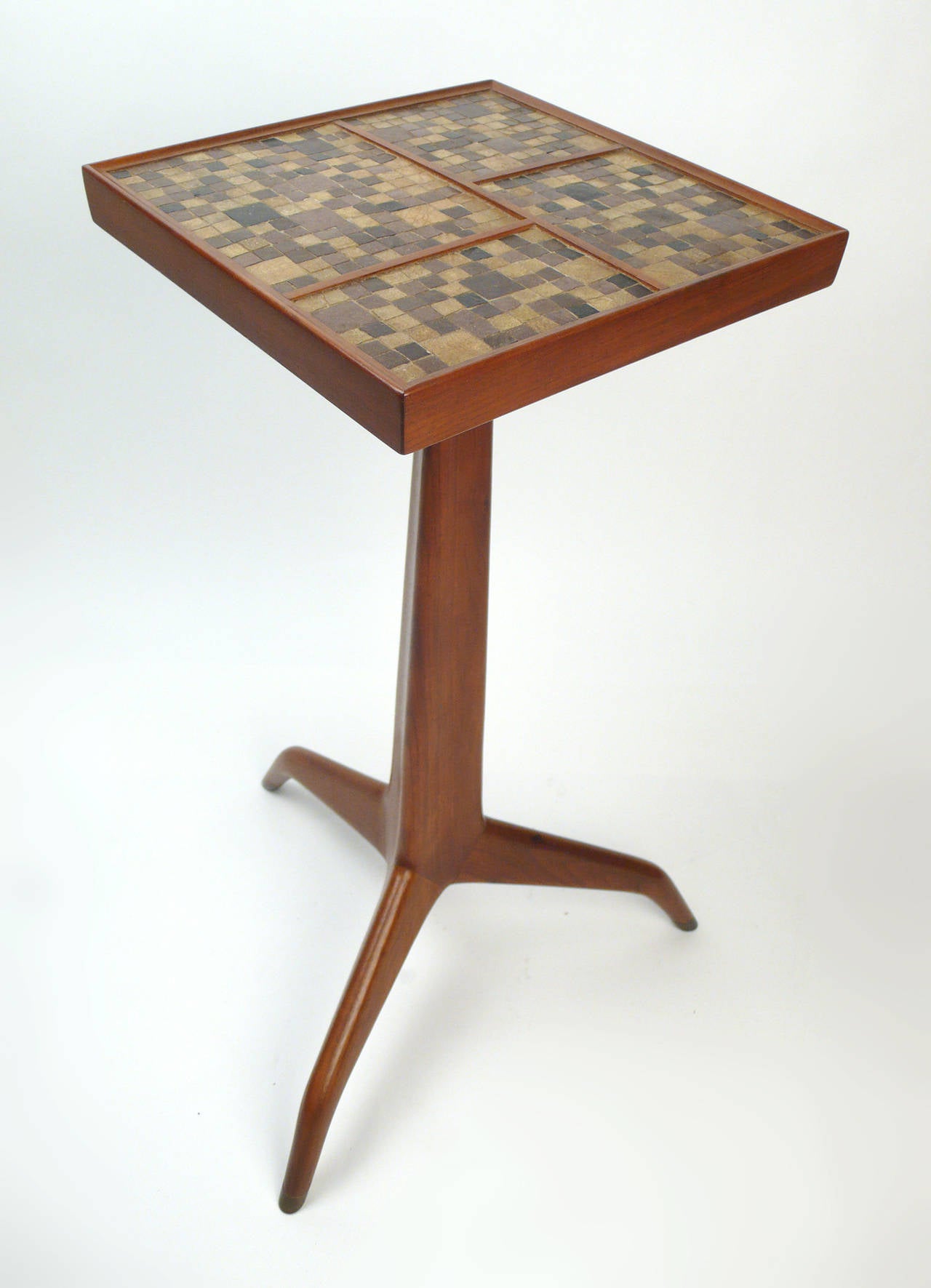 Dunbar Sculpted Mahogany and Murano Glass Cigarette Table at 1stDibs ...