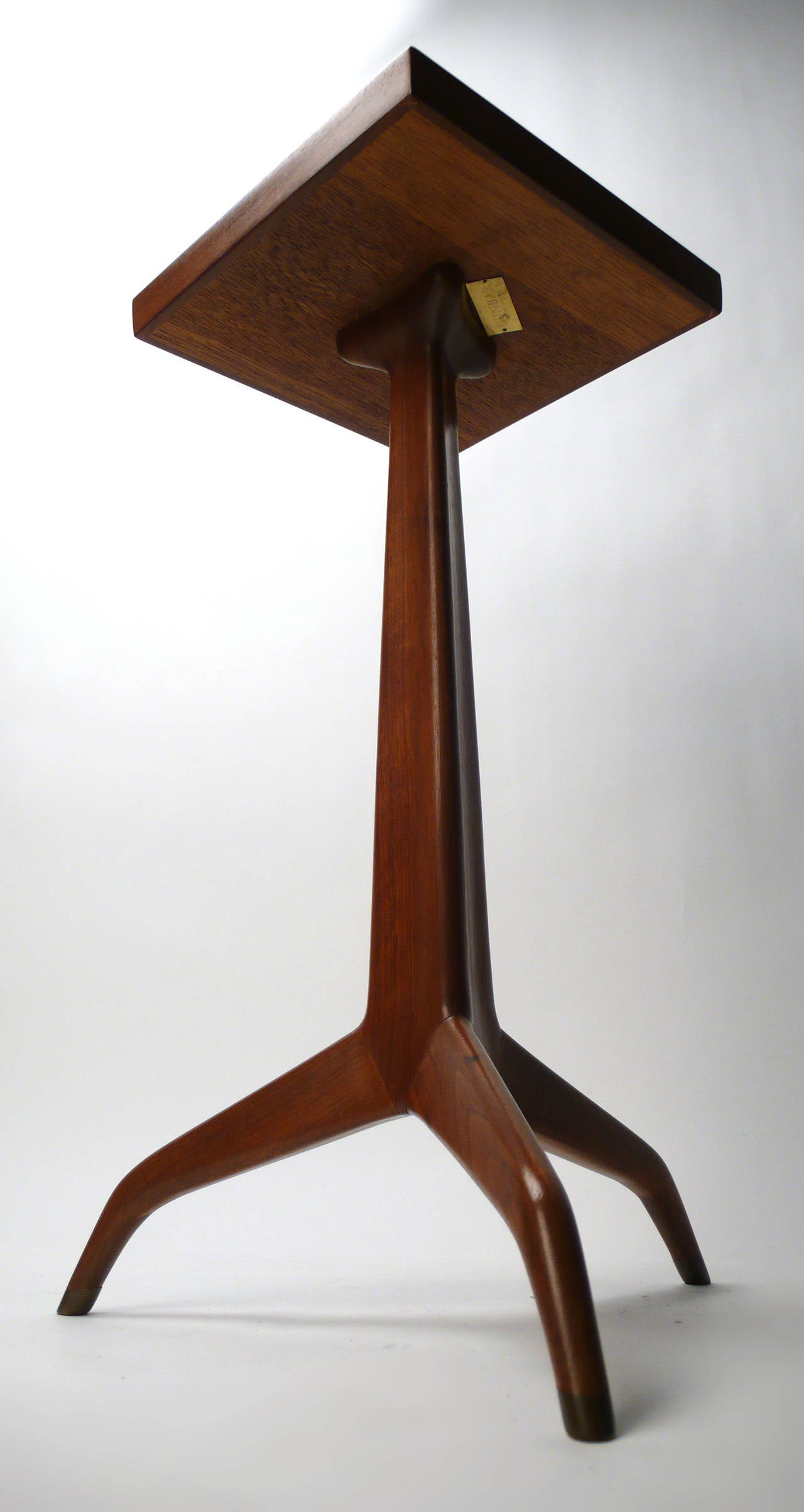Dunbar Sculpted Mahogany and Murano Glass Cigarette Table at 1stDibs ...