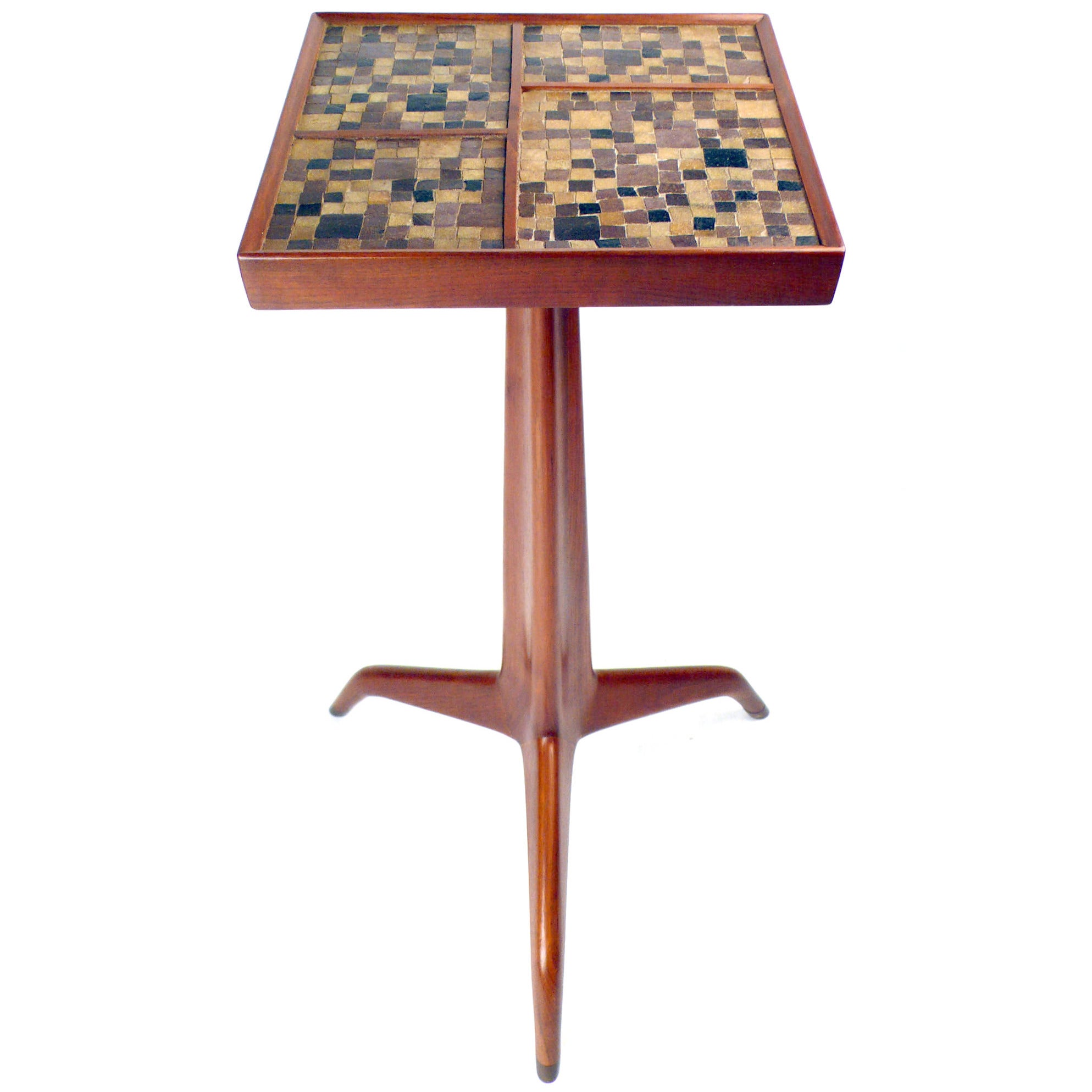 Dunbar Sculpted Mahogany and Murano Glass Cigarette Table at 1stDibs ...