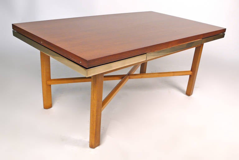 Edward Wormley Coffee Table with Retractable Extensions at 1stDibs ...