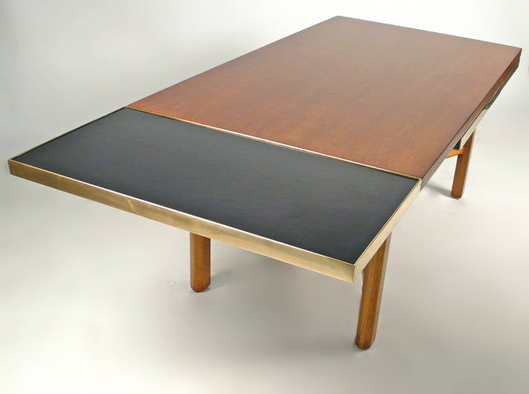 Edward Wormley Coffee Table with Retractable Extensions at 1stDibs ...