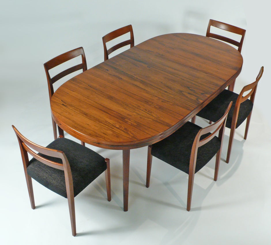 Rosewood Swedish Dining Set at 1stDibs