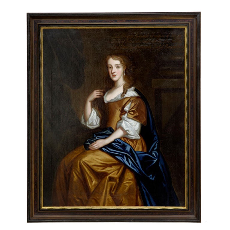 Follower Of Sir Peter Lely 1618-1680 Oil On Canvas at 1stDibs