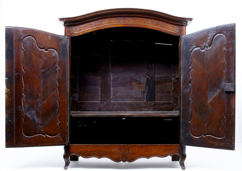 Late 18th Century Antique Cherrywood French Armoire at 1stDibs