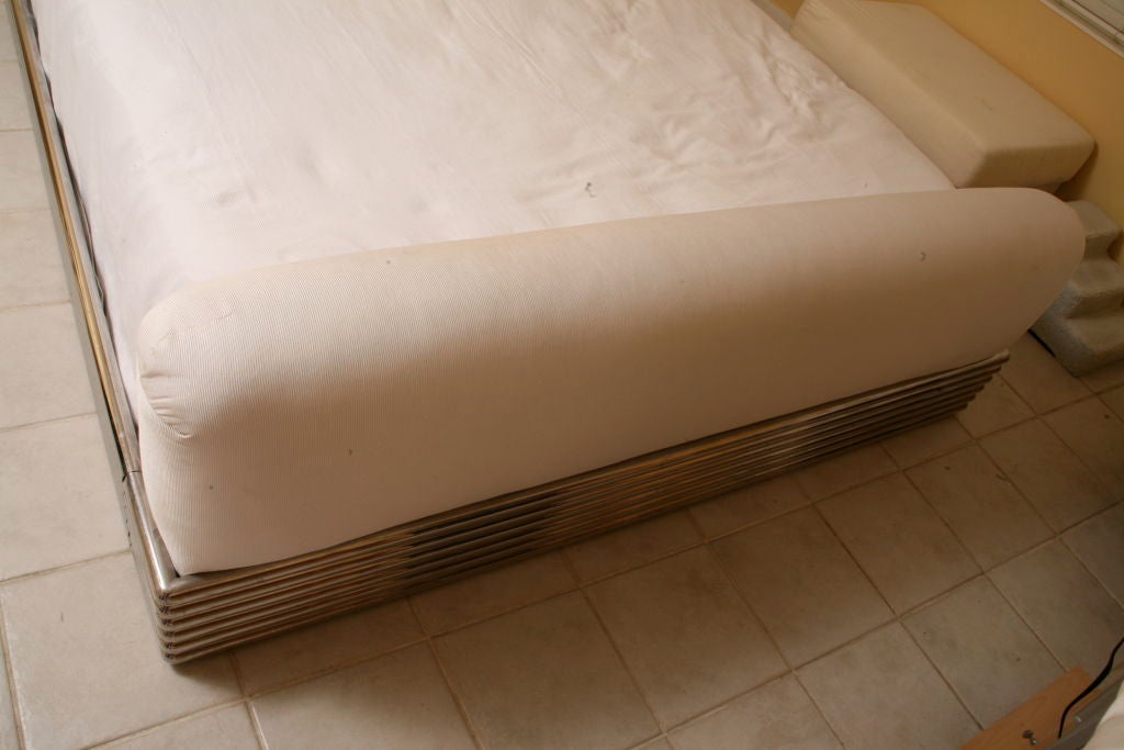 Brueton chrome "radiator" daybed (single bed size) at 1stDibs