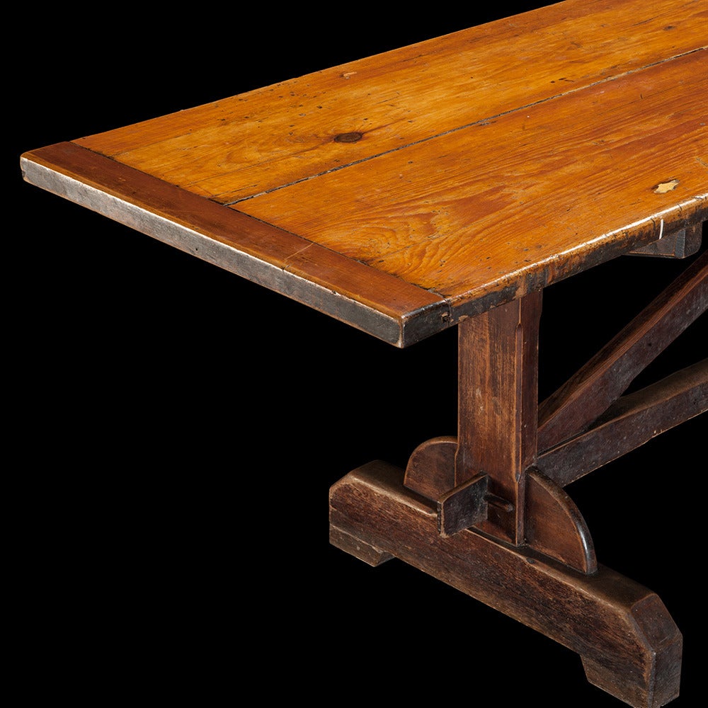 Large Cathedral Refectory Table at 1stDibs