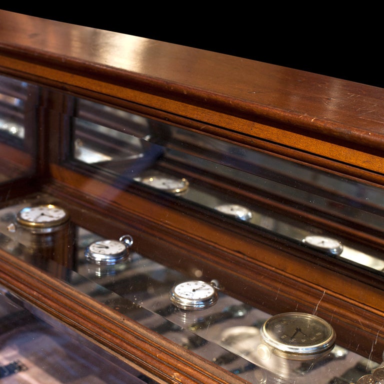 Victorian Walnut Display Counter Top at 1stDibs