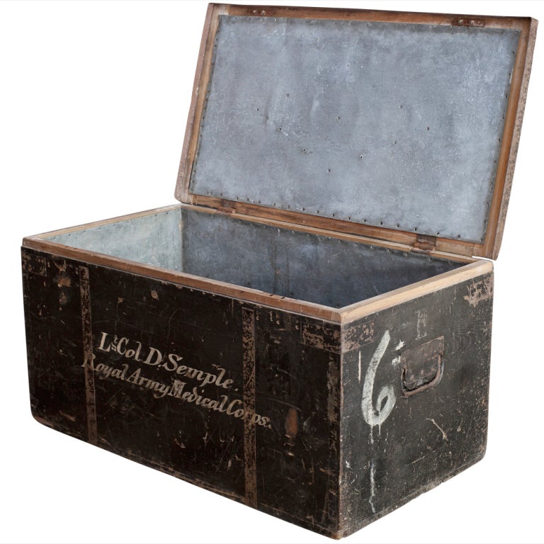 Military Campaign Box / Trunk at 1stDibs