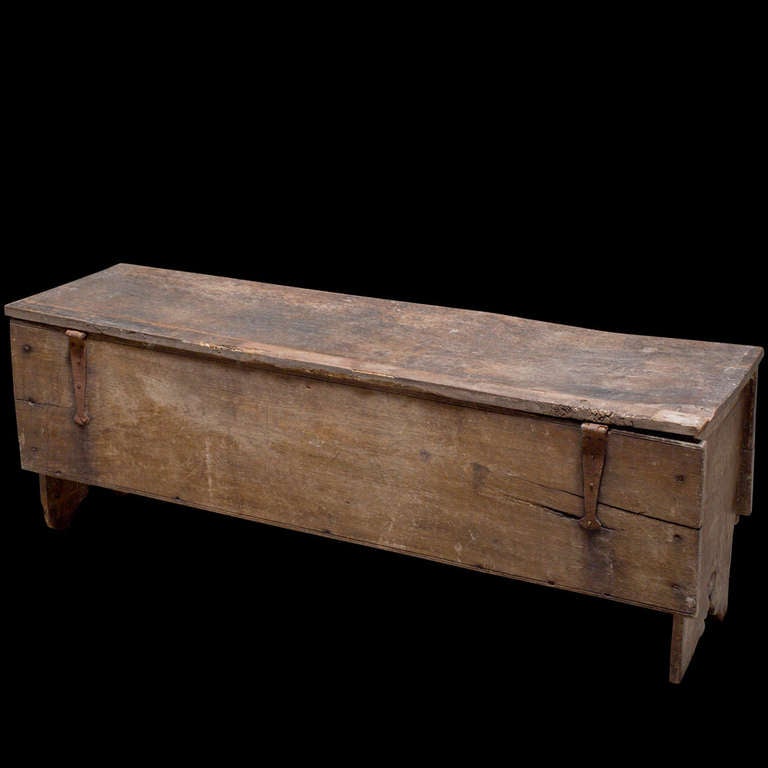 Primitive Wooden Sword Box at 1stDibs