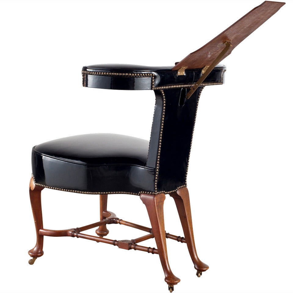 Writers Leather Chair at 1stDibs