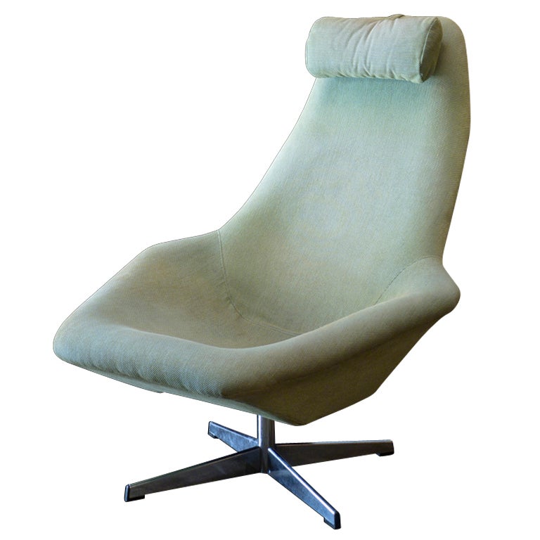 French Modern Lounge Chair at 1stDibs