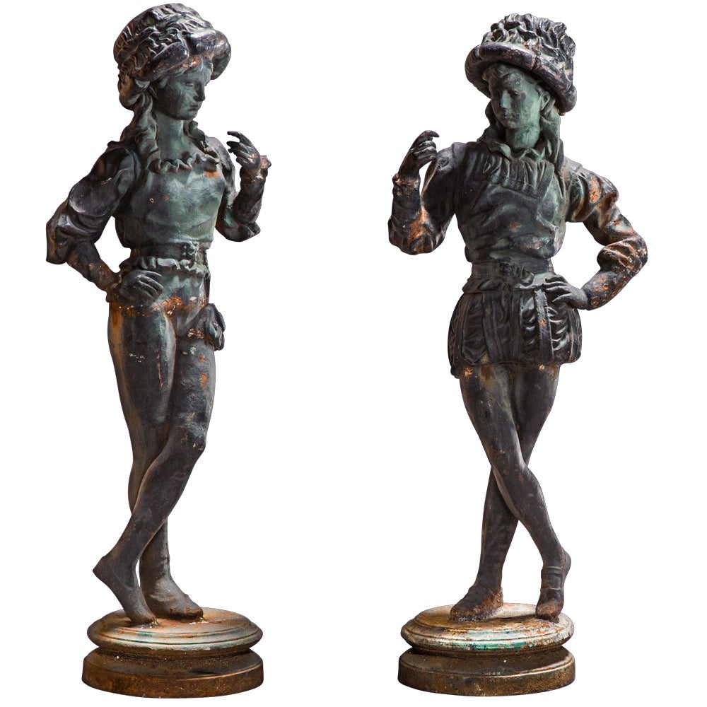Iron Garden Figures at 1stDibs