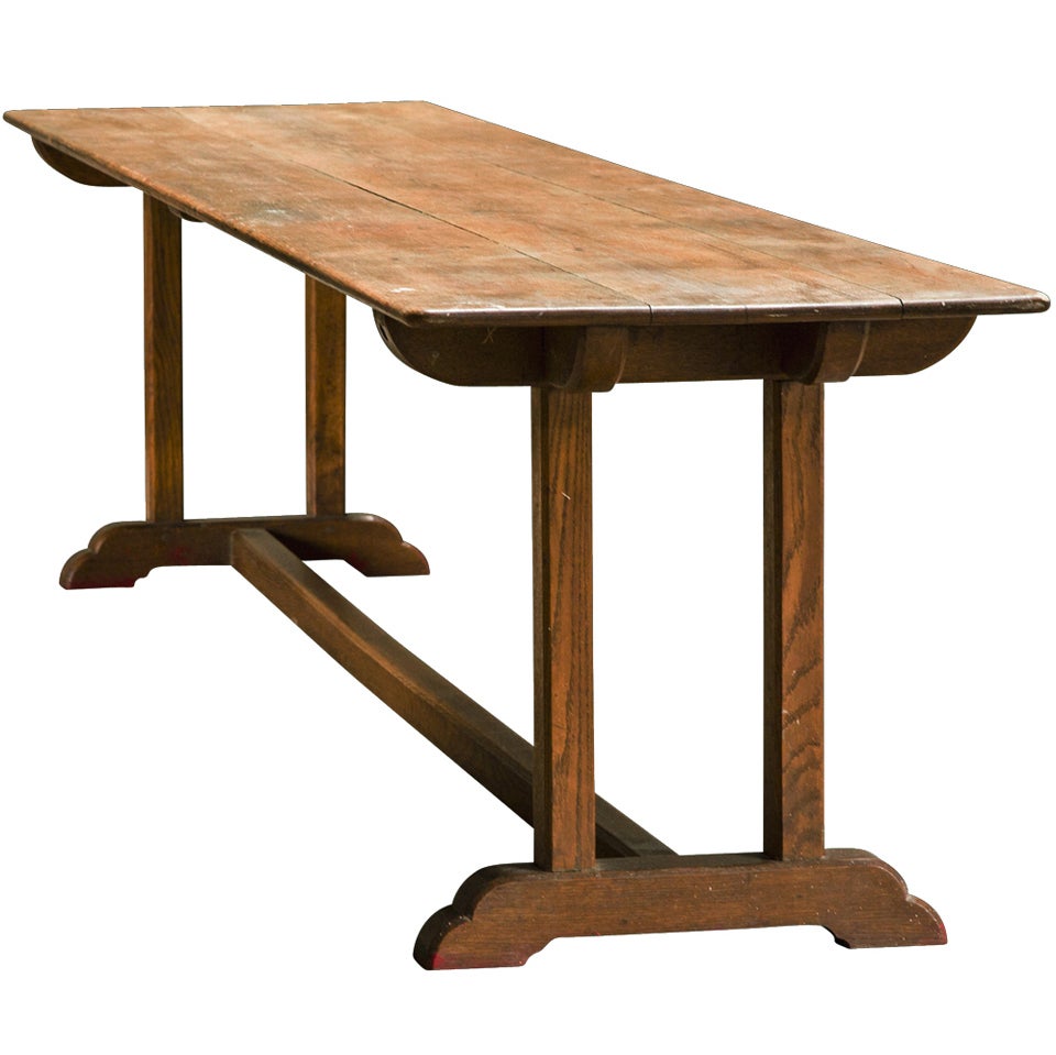 English Refectory Dining Table at 1stDibs