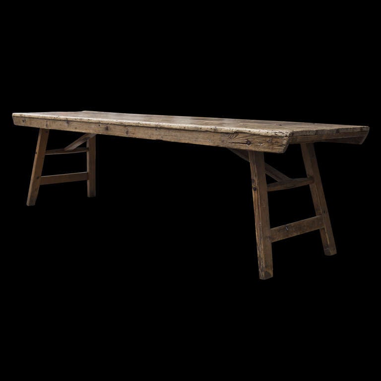 Primitive Farm / Work Tables at 1stDibs