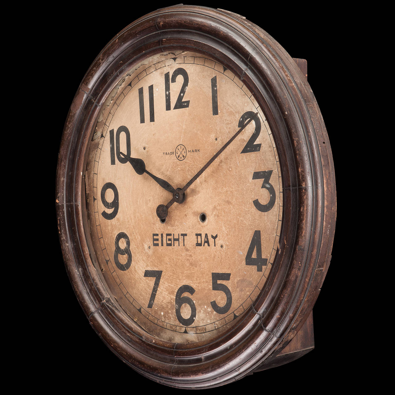 Edwardian Eight-Day Wall Clock For Sale at 1stdibs