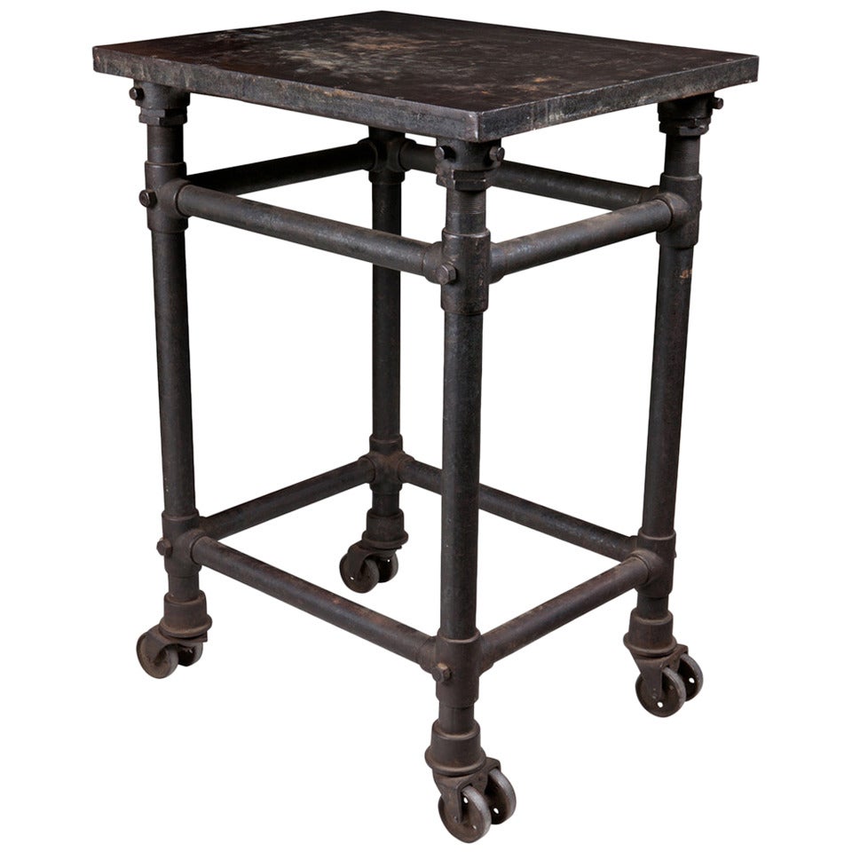 Iron Printing Table at 1stDibs