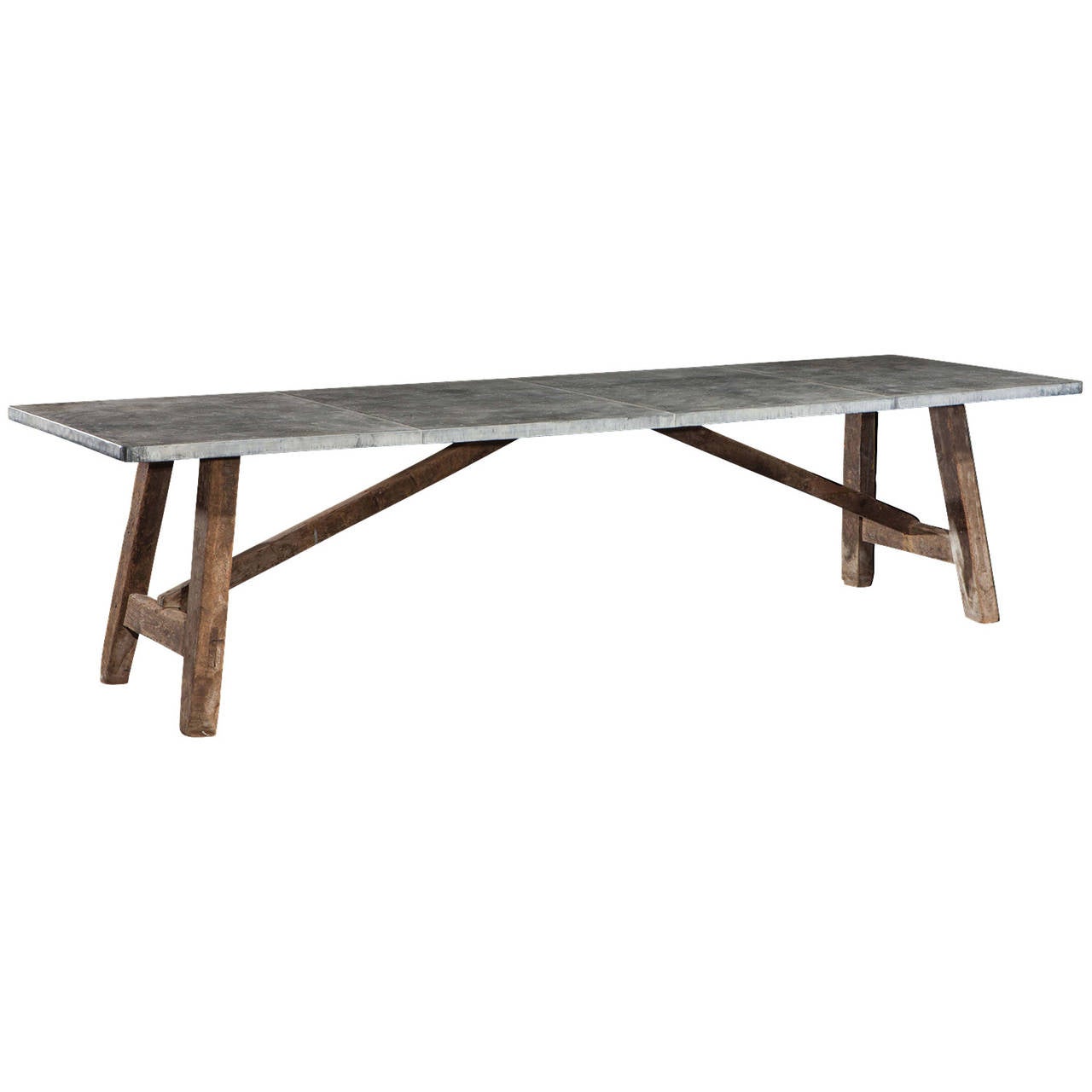 Zinc Top Preparation Table at 1stDibs