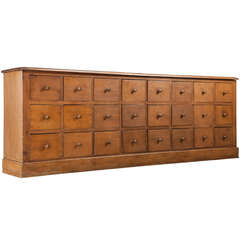 Large Bank of Drawers at 1stDibs | bank of drawers