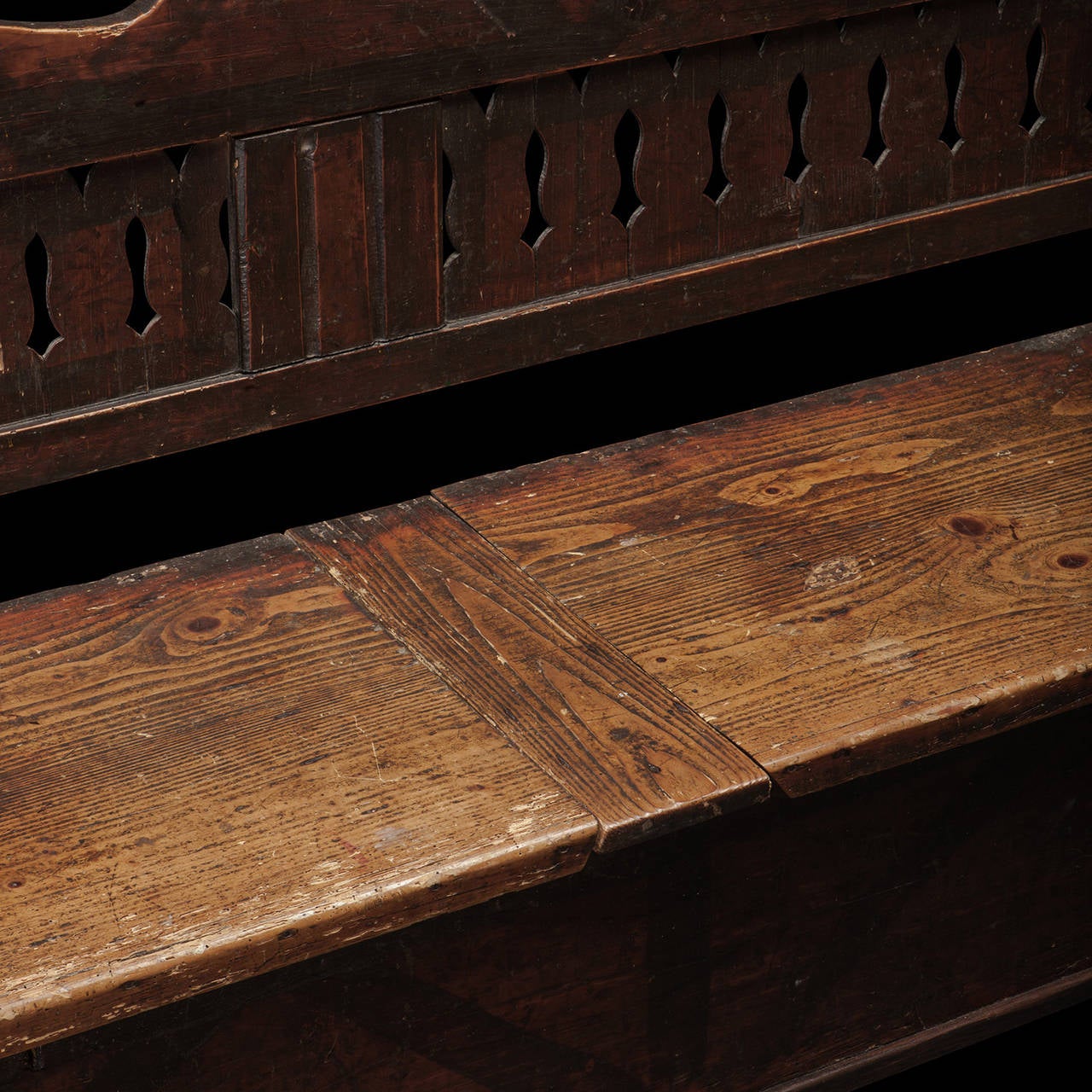 Pine Hall Bench at 1stDibs