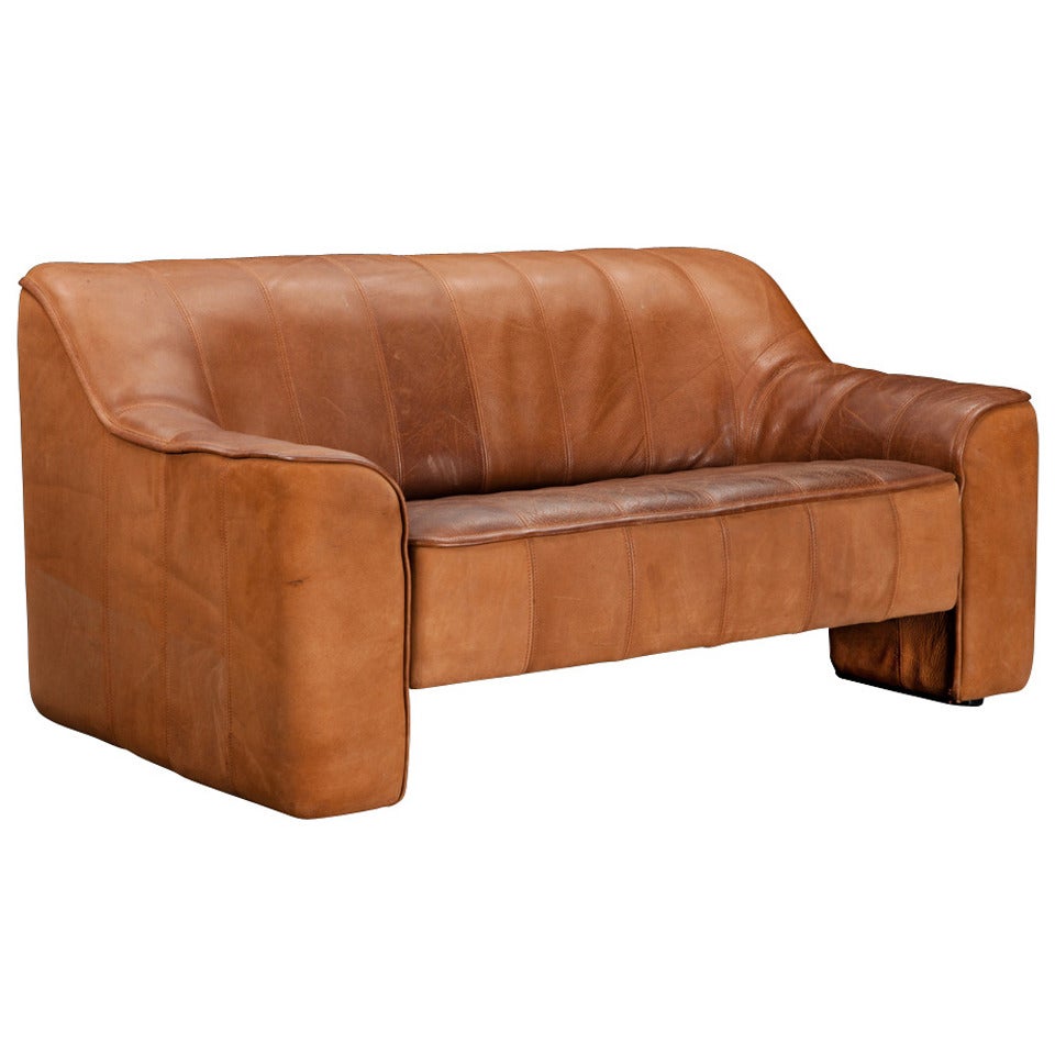De Sede Caramel Sofa at 1stDibs