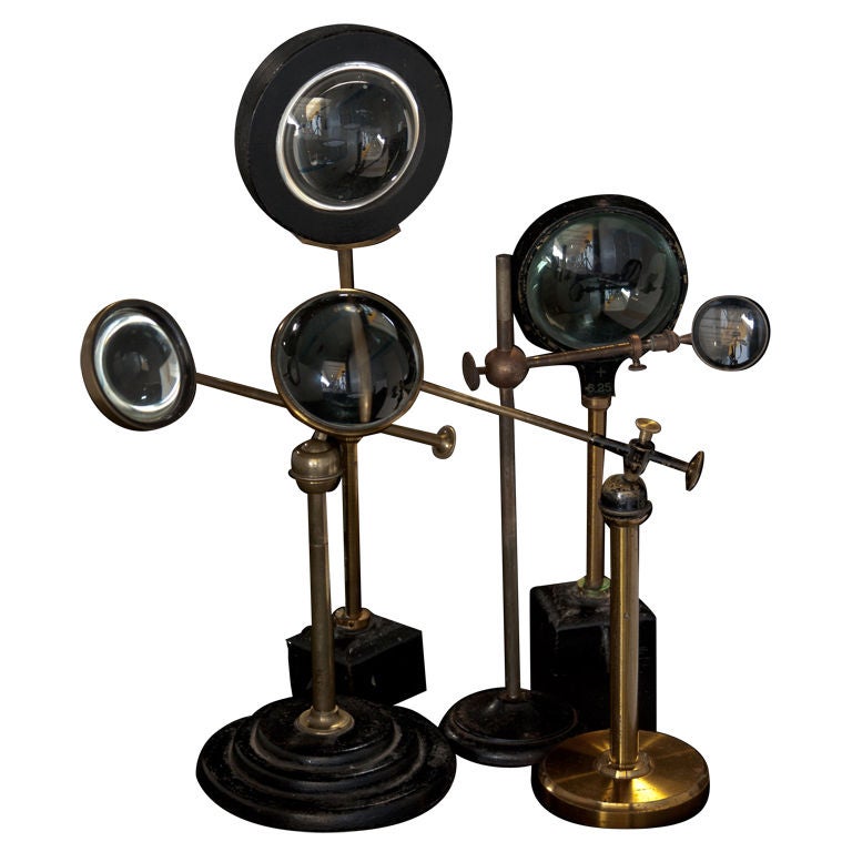 Set of Early Scientific Magnifying Lenses at 1stDibs