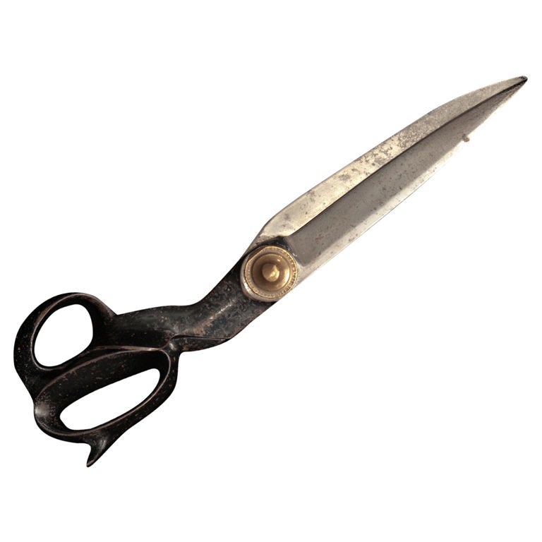 Oversized Commercial Fabric Scissors at 1stDibs