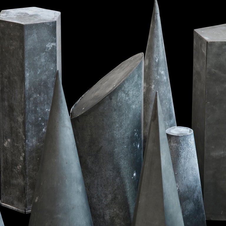 Academic Zinc Geometric Forms at 1stDibs