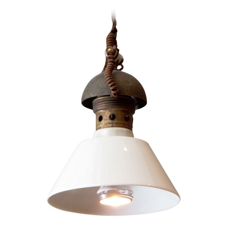 Porcelain Ceiling Pendant at 1stDibs