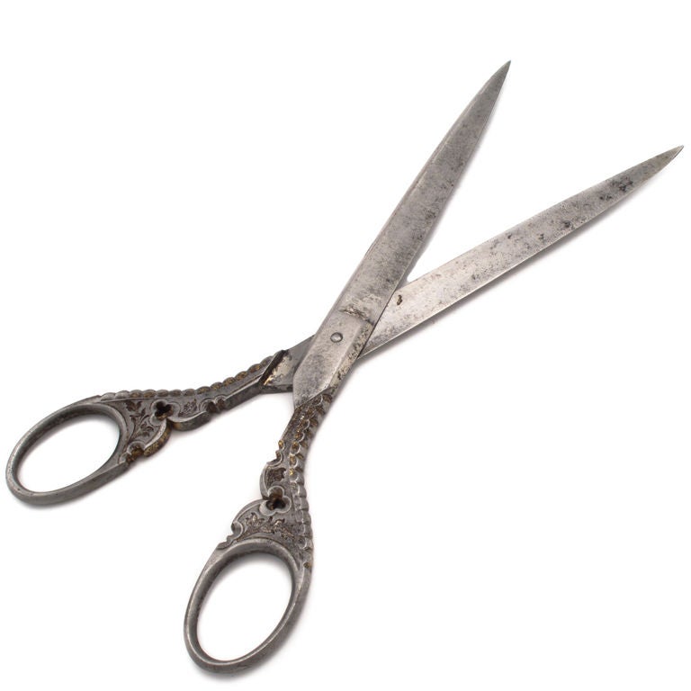 Vintage Steel Scissors at 1stDibs