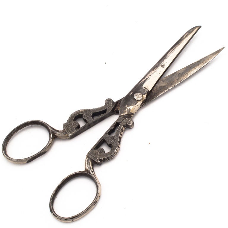 Vintage Steel Scissors at 1stDibs