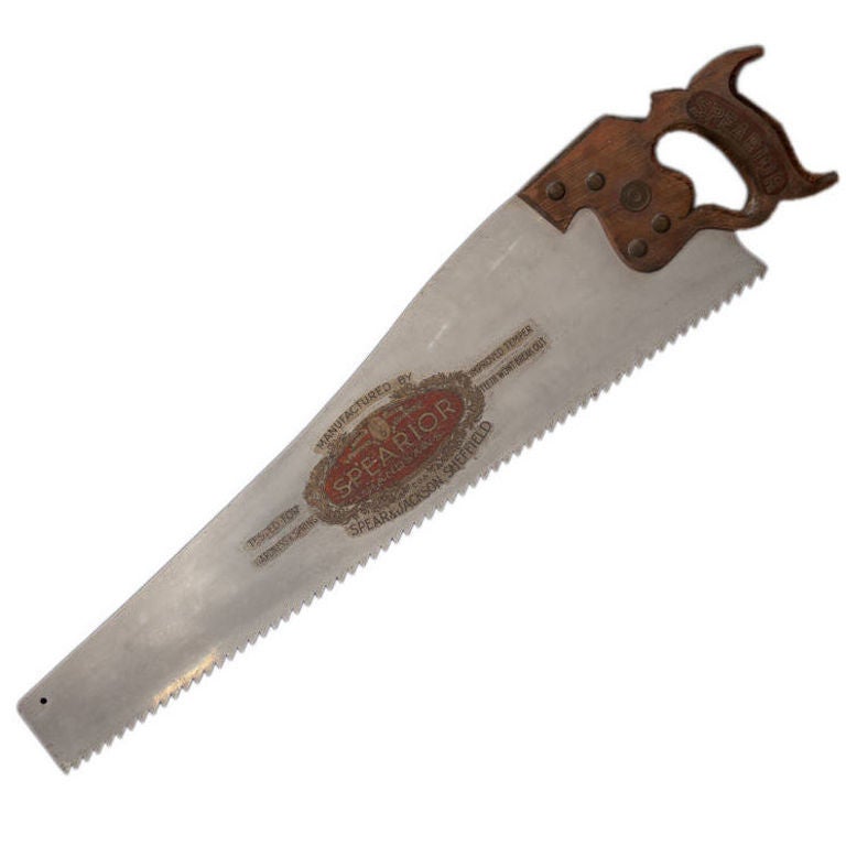 Oversized Saw Advertising Display Sign at 1stDibs