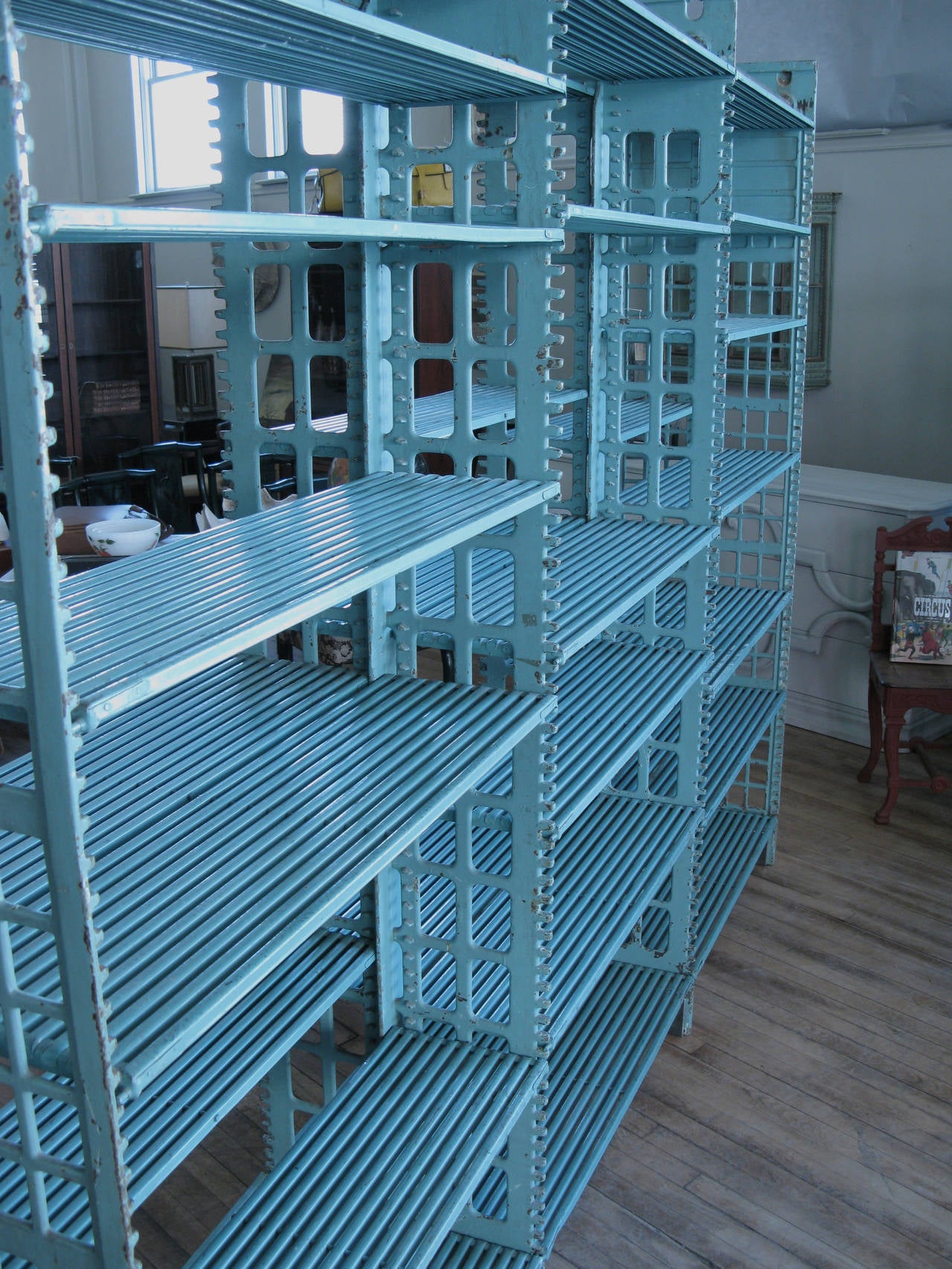 Antique Cast Iron Archival Library Bookcase by Snead at 1stDibs | cast ...